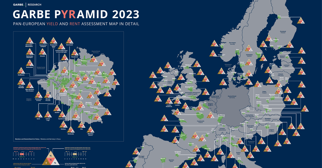 GARBE PYRAMID-MAP: Record-Level Demand Keeps Driving up European Logistics Rents | GARBE ...