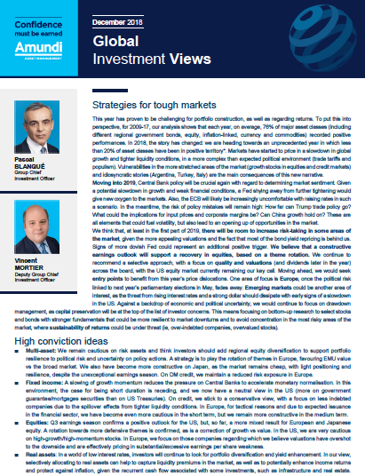 Global Investment Views: December 2018 | Amundi | Reference Hub