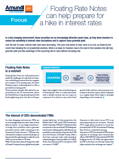Floating Rate Notes can help prepare for a hike in interest rates ...