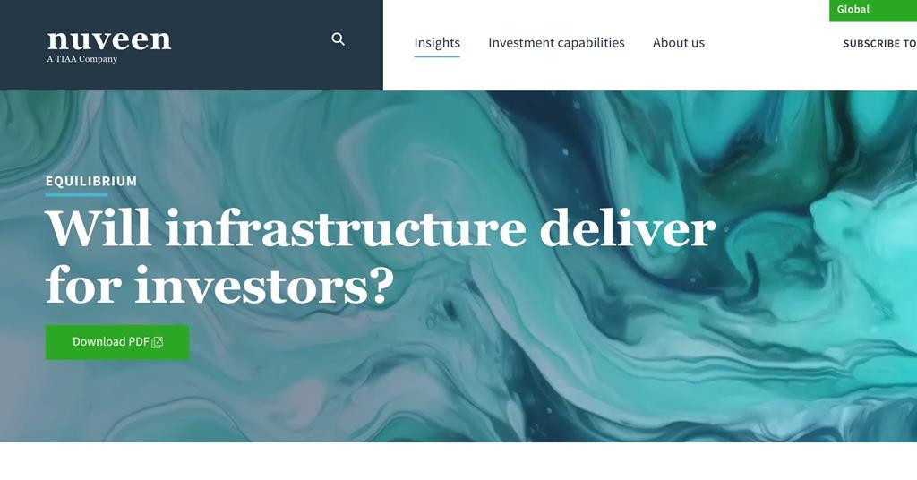 Will infrastructure deliver for investors? | Nuveen (Infrastructure ...